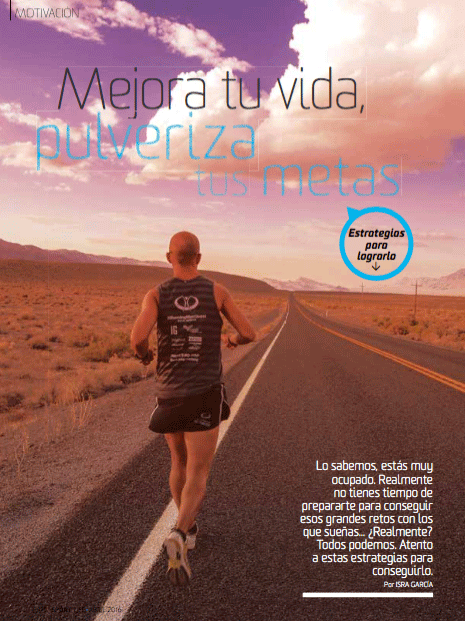 Cómo lograr tus metas - artículo para Sport Life